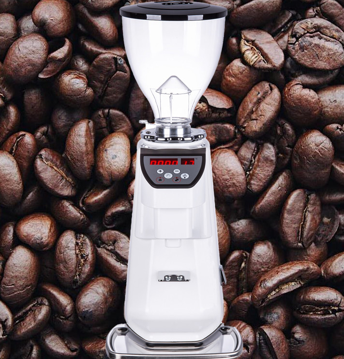 Cafe Bar Ware Color Display Doserless Coffee Grinder 64 Flat Burrs For ...